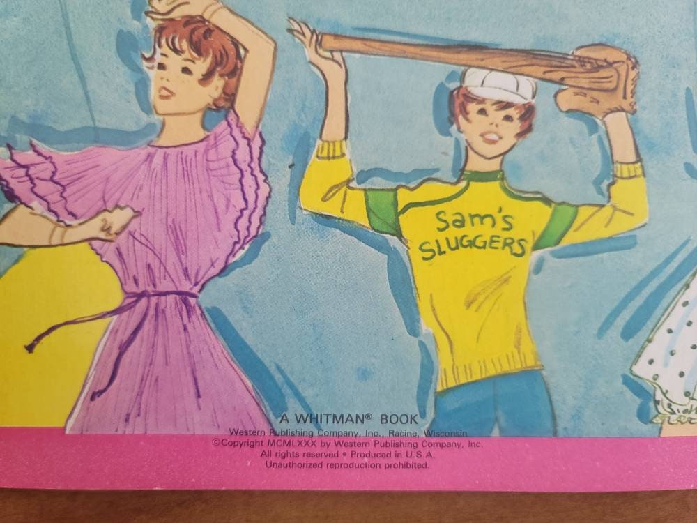 Vintage Uncut Paper Doll Simply Sam 1980s Whitman Paper Doll - Etsy