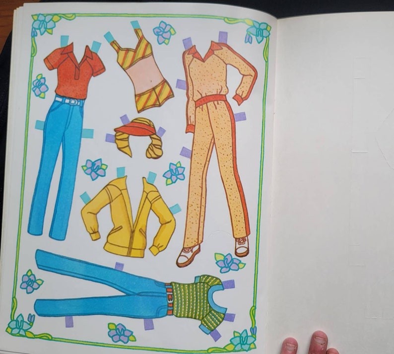 Vintage Uncut Paper Doll Book My Best Friend Katie and Jessica 1980s ...