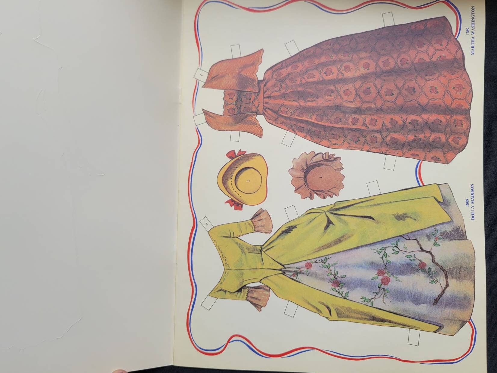 Vintage Uncut Paper Doll Book American Beauty-presidential First Ladies ...