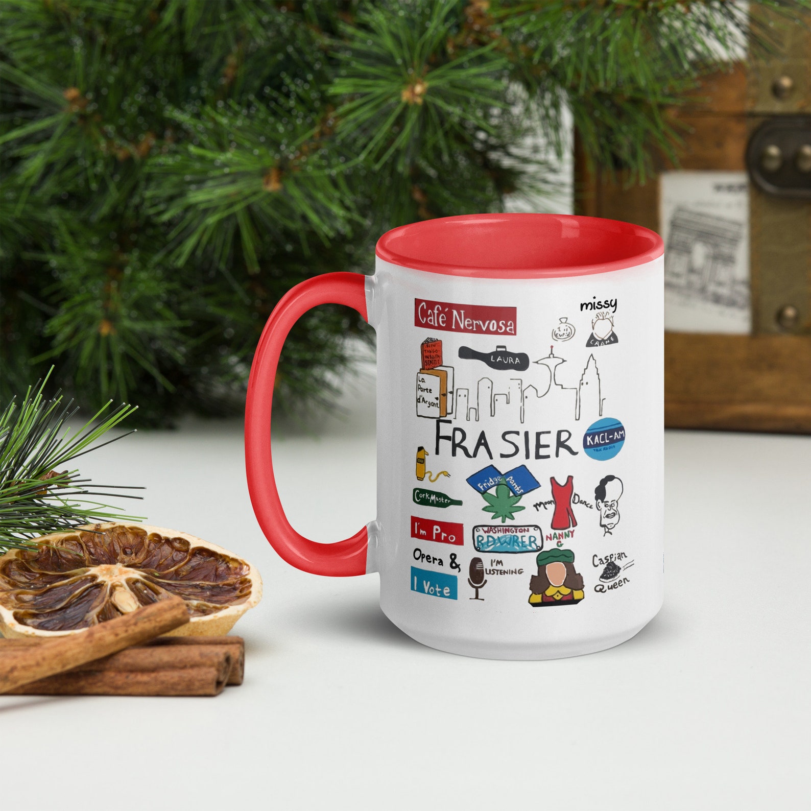 I Love Frasier Fan Ceramic Mug 4 Colors - Etsy