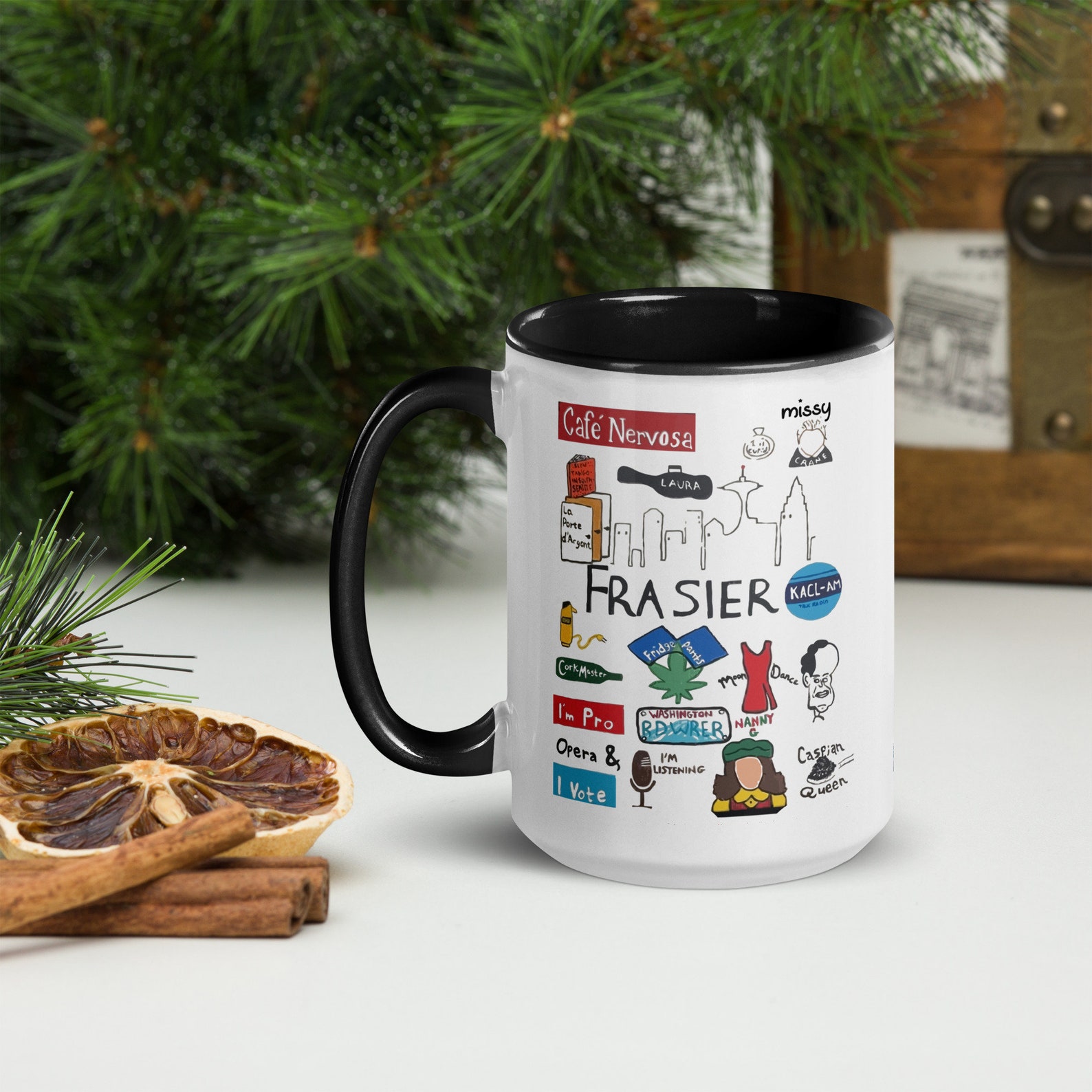 I Love Frasier Fan Ceramic Mug 4 Colors - Etsy