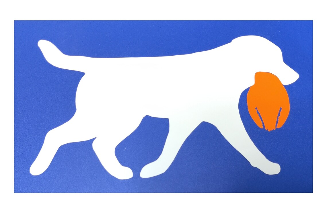 Labrador Retriever with Duck Decal | Etsy