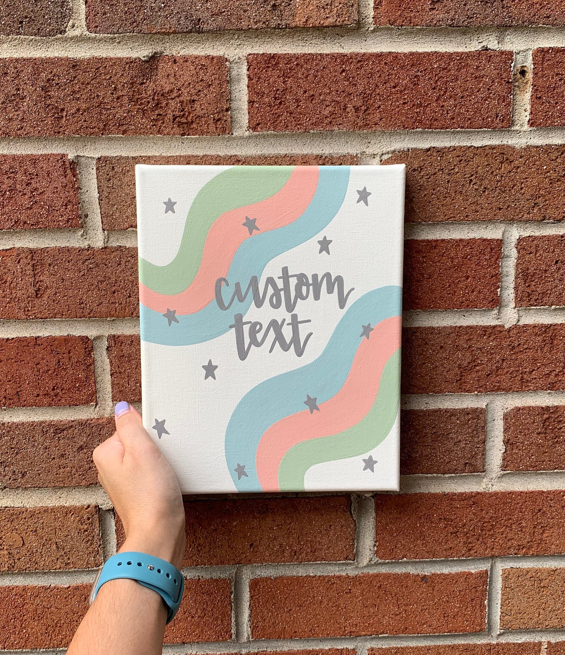 Delta Zeta Hand Sign Painted