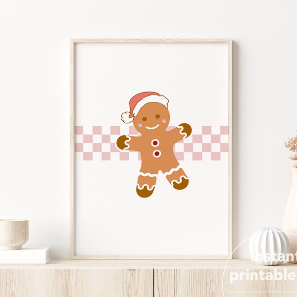 Gingerbread Man Art - Etsy