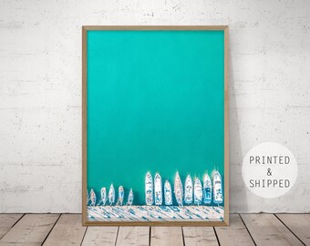 Boat print | Etsy