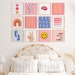 Preppy Wall Decor Set of 12 Square Digital Prints, Apartment Wall Decor ...
