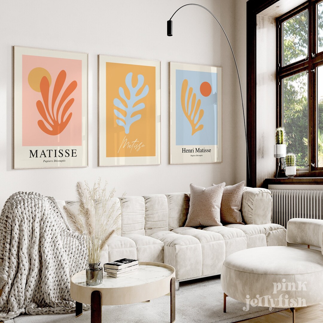 Matisse Prints Set of 3 Printable Wall Art, Exhibition Posters, Wall ...