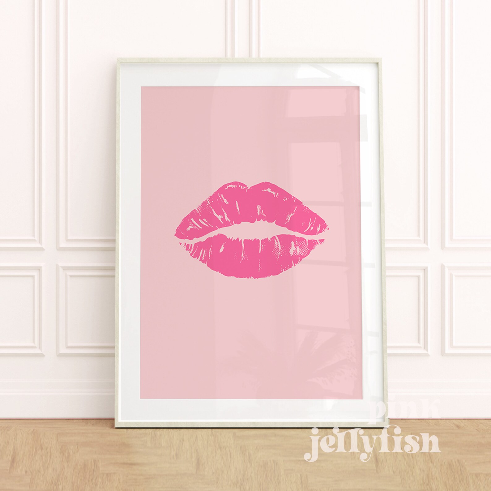 Lips Print, Trendy Wall Art, Preppy Wall Art, Girl Teen Wall Decor ...