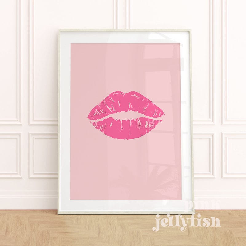 Lip Print - Etsy