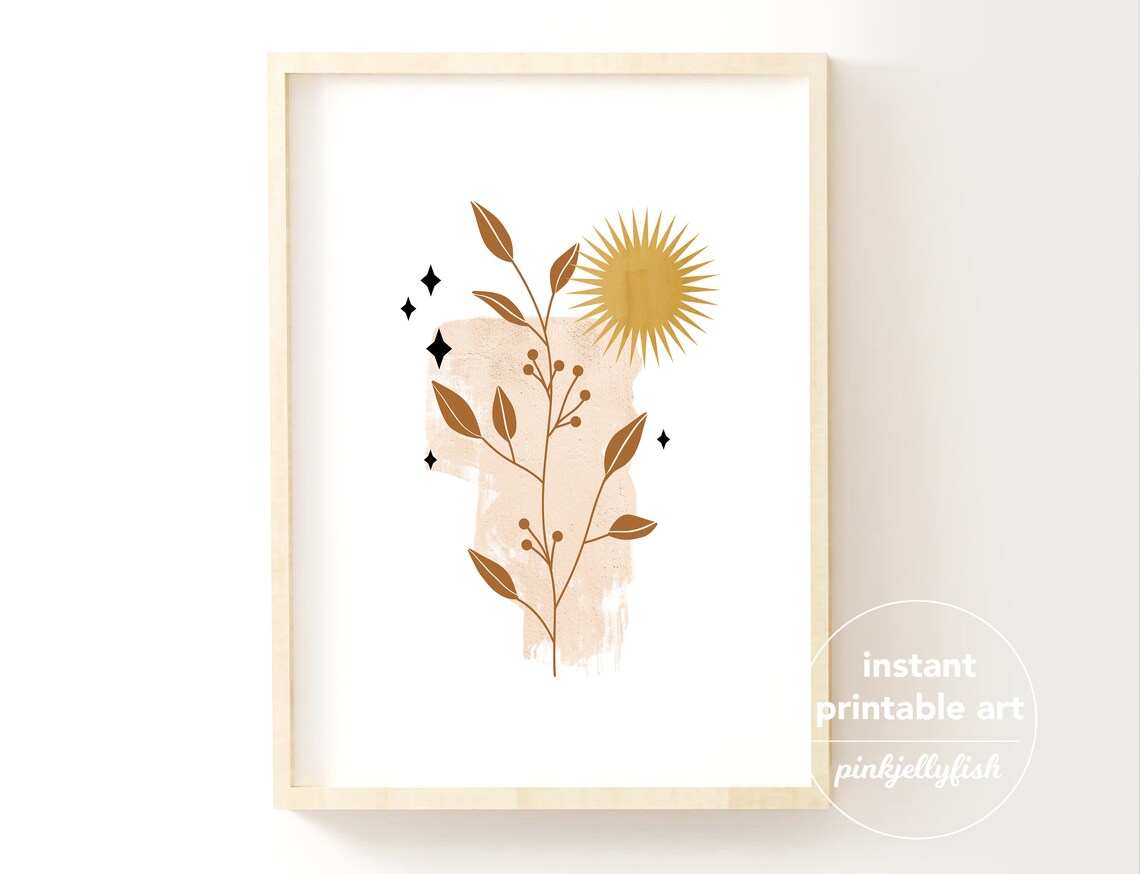 Boho Wall Decor Printable Quotes Gallery Wall Set of 6 | Etsy