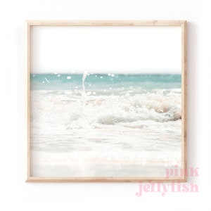 Set of 12 Prints, Gallery Beach Prints Square Printable Art, Combi Van ...