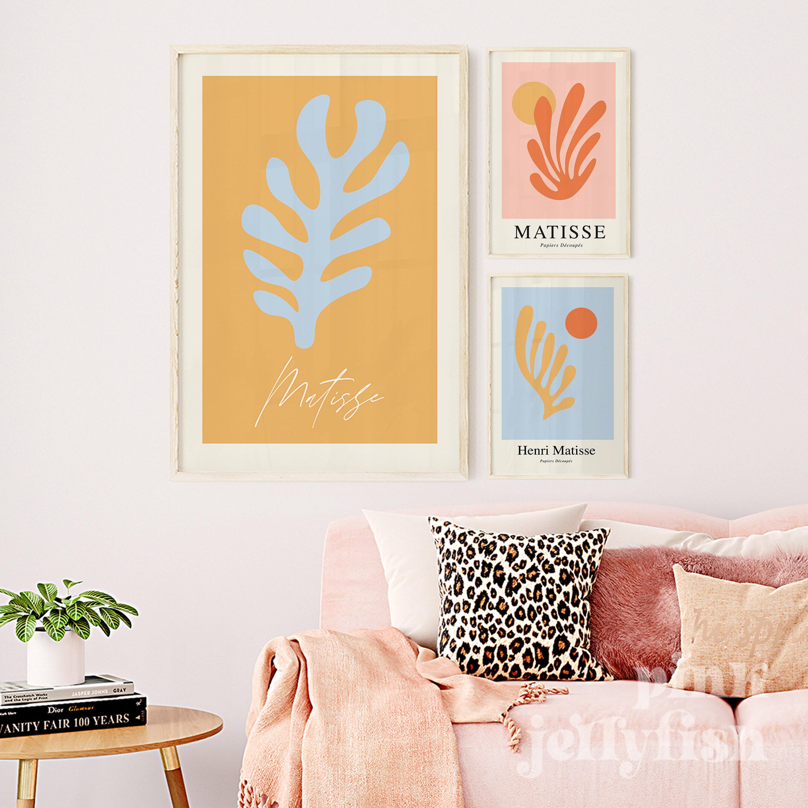 Matisse Wall Art Set of 3 Digital Prints, Trendy Wall Decor, Printable ...