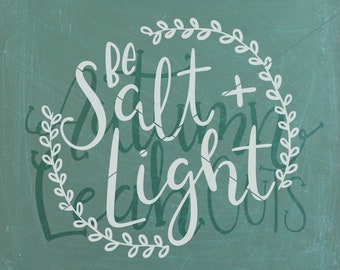 Salt and Light Clipart - Etsy