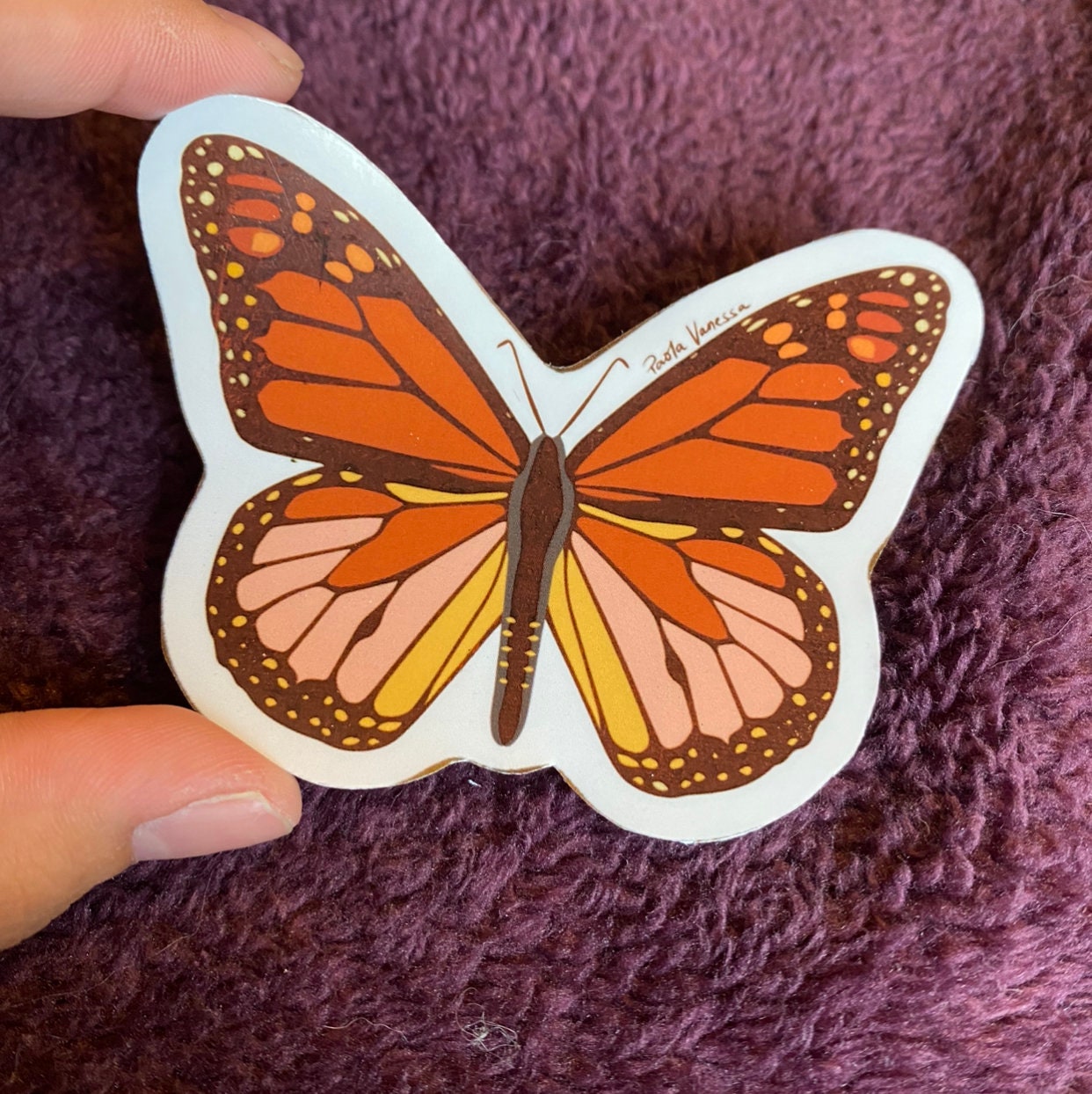 MARIPOSA Sticker / Monarch Butterfly Sticker / Butterfly | Etsy