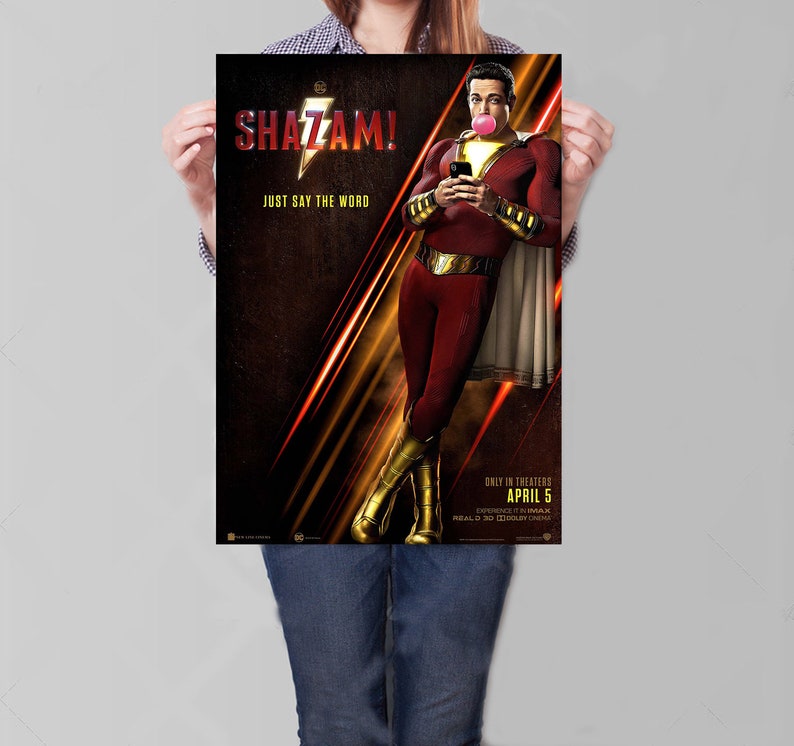 Poster of Shazam! 2019 Digital Download (2 Files A2 and A3) - Etsy