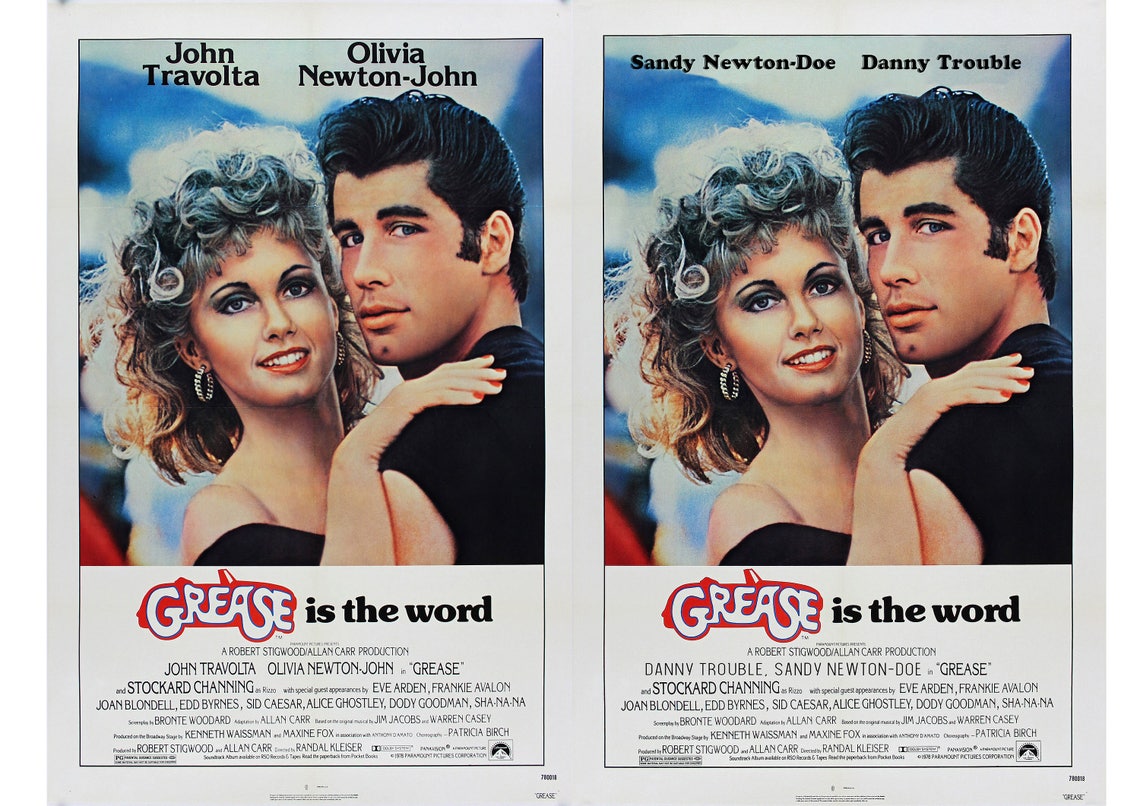 Grease 1978 Poster - Digital Download Only (A2 and A3) - Etsy