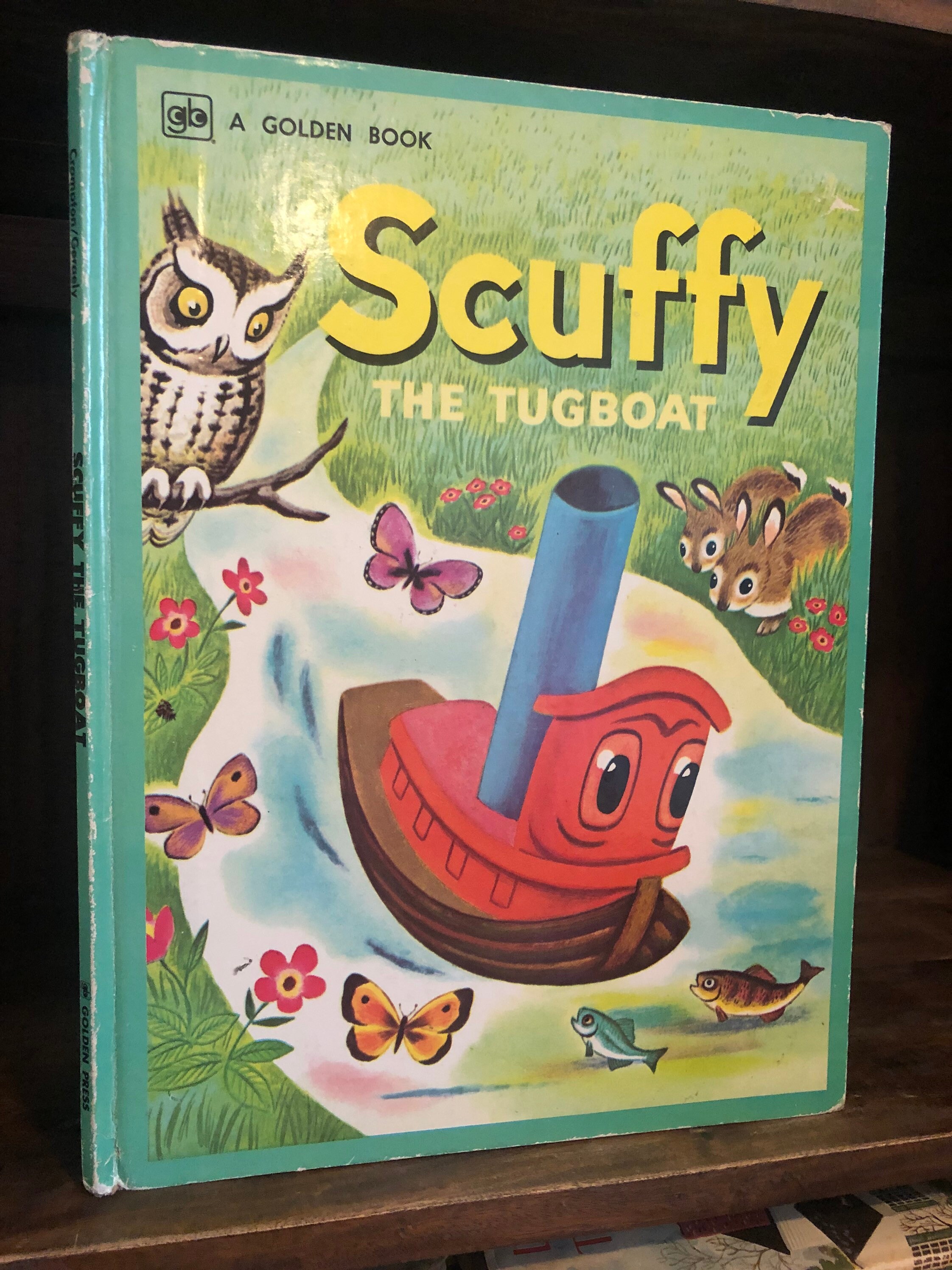Scruff the Tug Boat Large Picture Book - Etsy