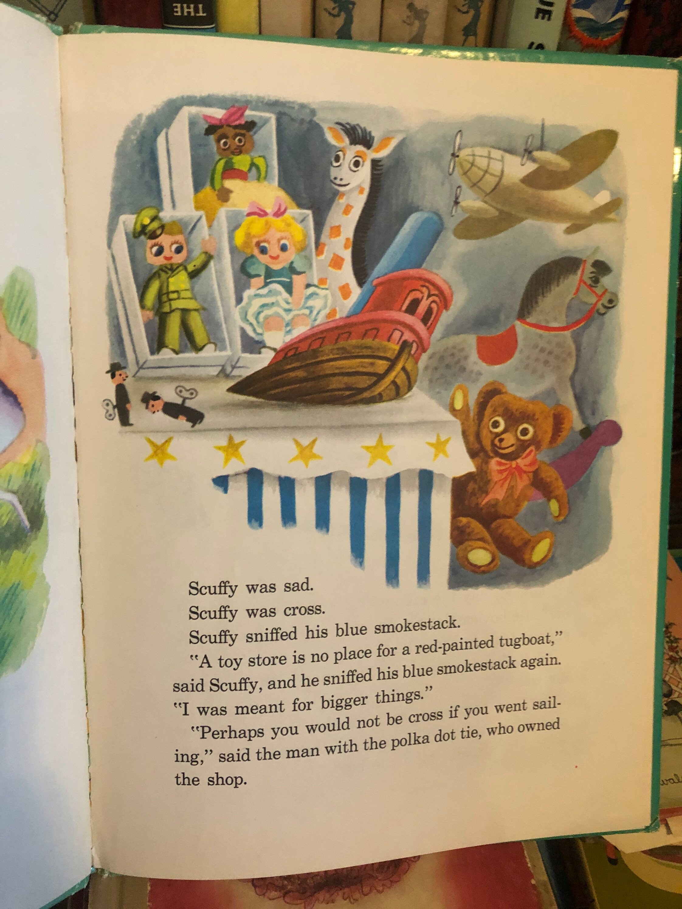 Scruff the Tug Boat Large Picture Book - Etsy