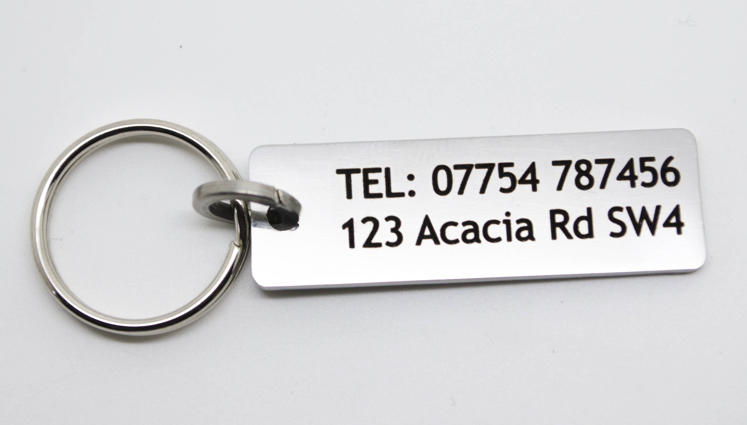 Longitude and Latitude Coordinates Engraved Key Ring. Personalised ...