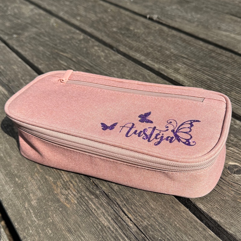 Pink Pencil Case - Etsy