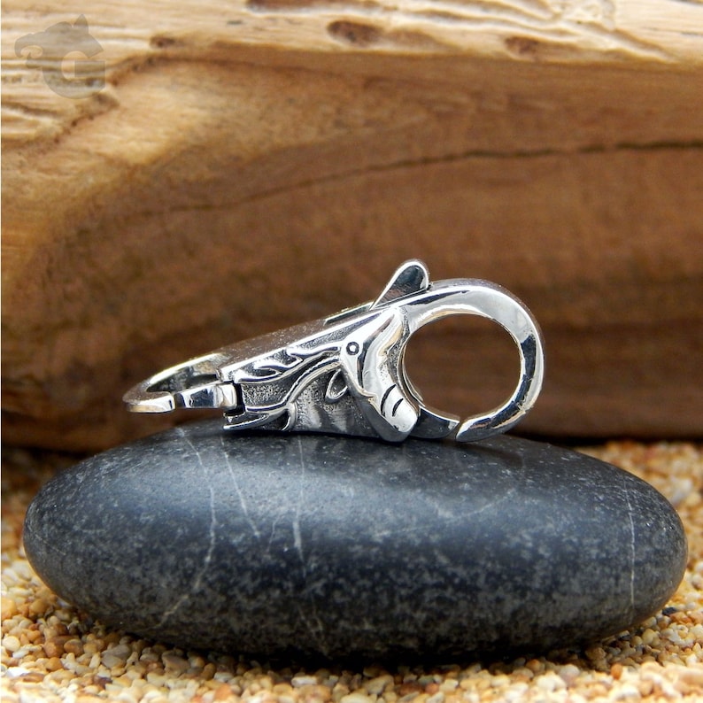 Double Lobster Lock 925 Sterling Silver Claw Clasp Chain - Etsy