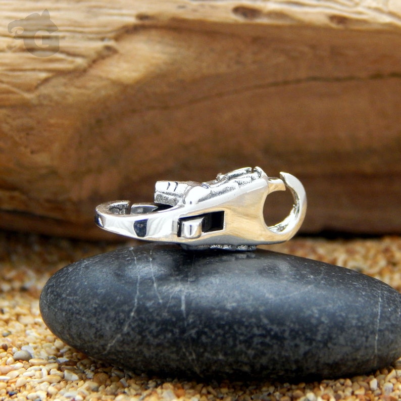 Double Lobster Lock 925 Sterling Silver Claw Clasp Chain - Etsy