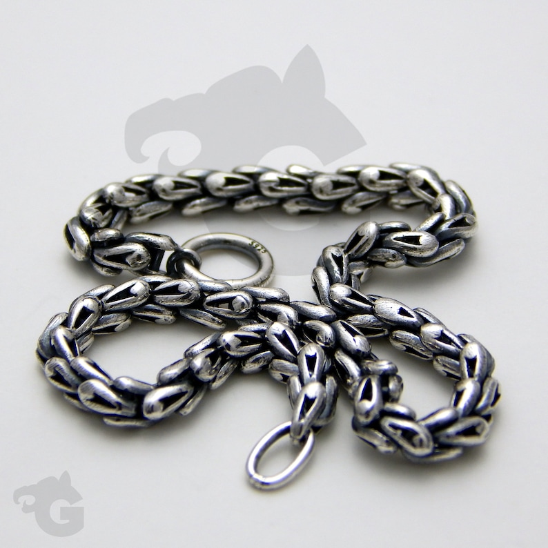 18cm/7.09 925 Oxidized Sterling Silver Snake Scales - Etsy