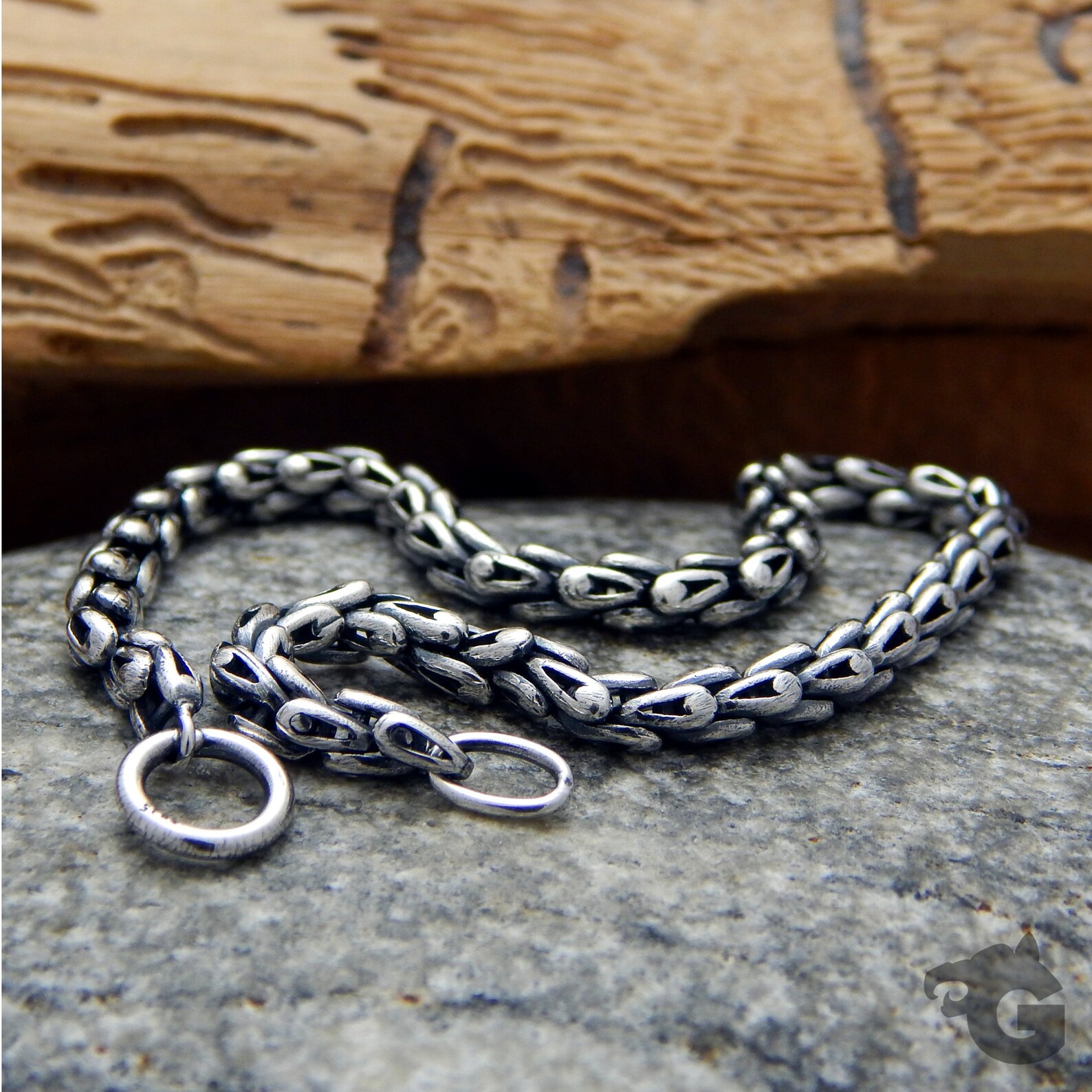 18cm/7.09 925 Oxidized Sterling Silver Snake Scales - Etsy