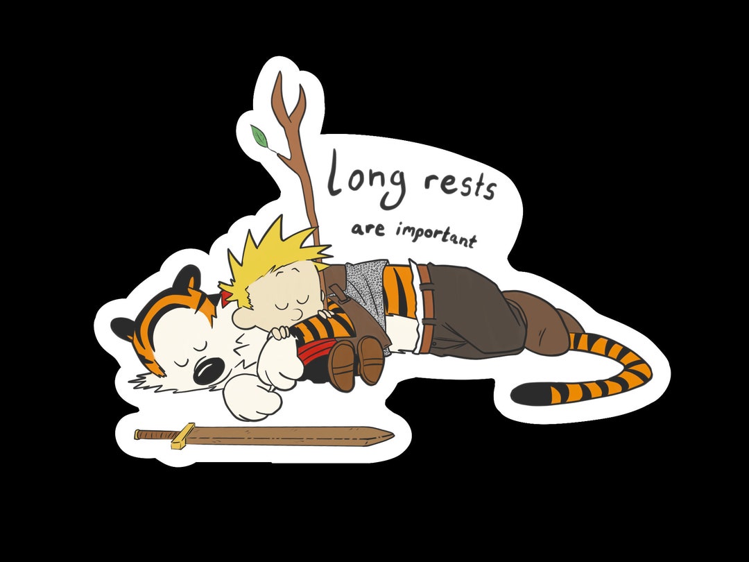 Calvin and Hobbes Long Rest - Etsy