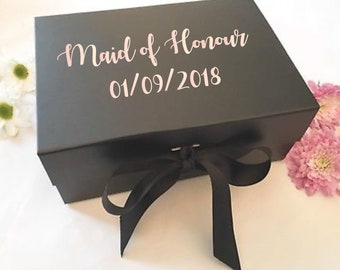 Maid of honor box | Etsy