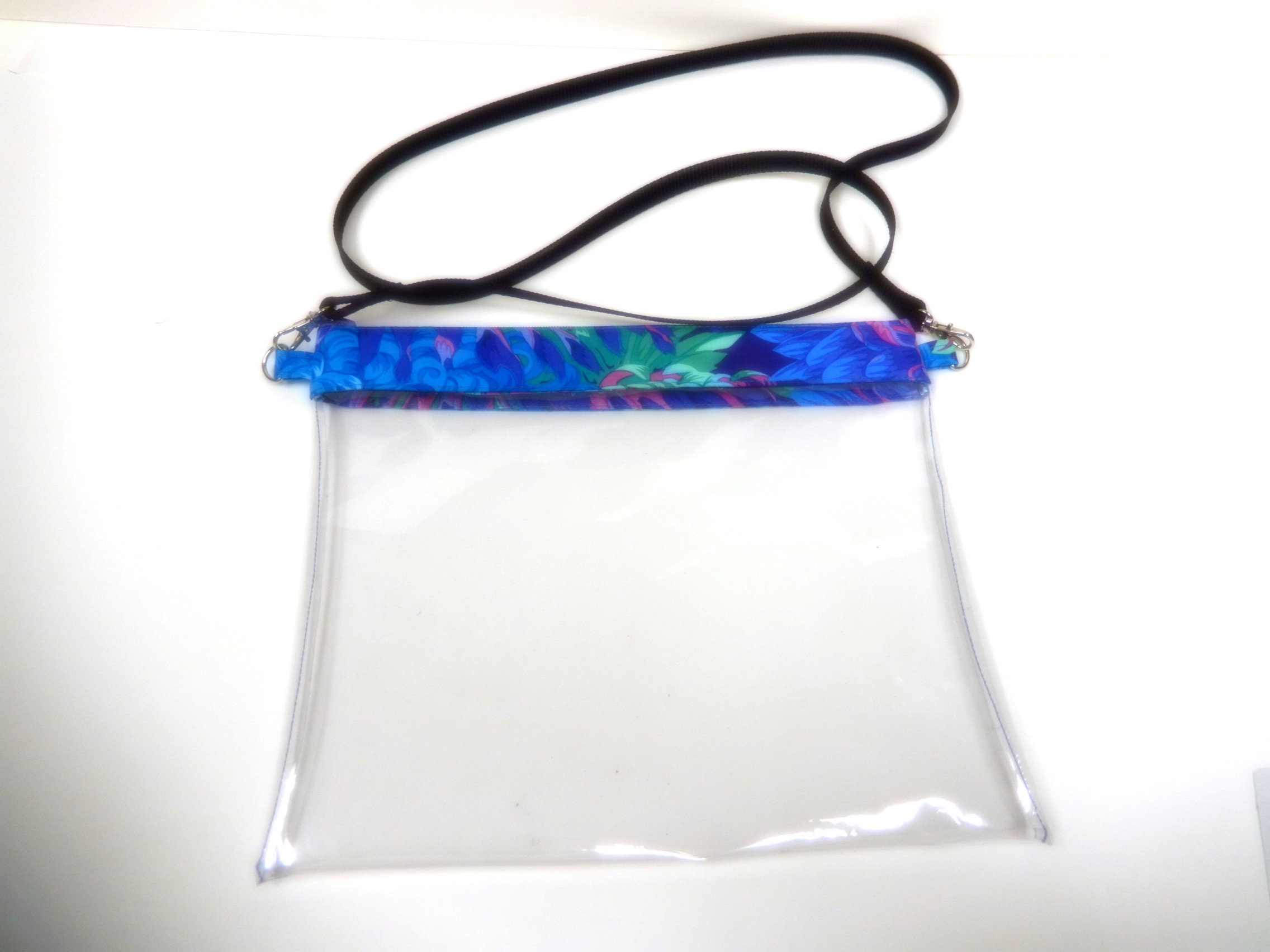 Clear Vinyl Shoulder Bag With Crossbody Strap - Etsy