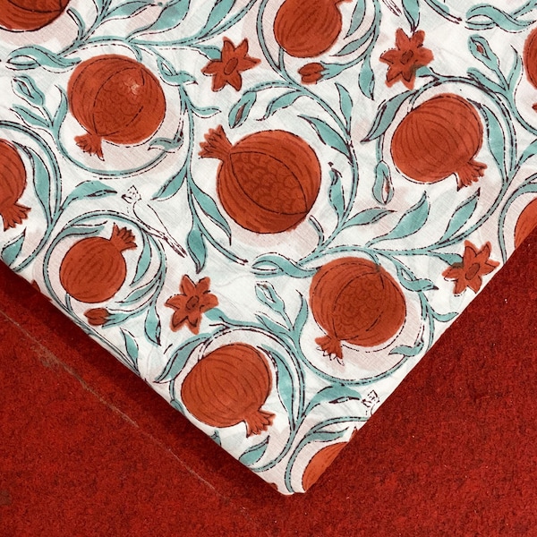 Indian Block Print Fabric - Etsy