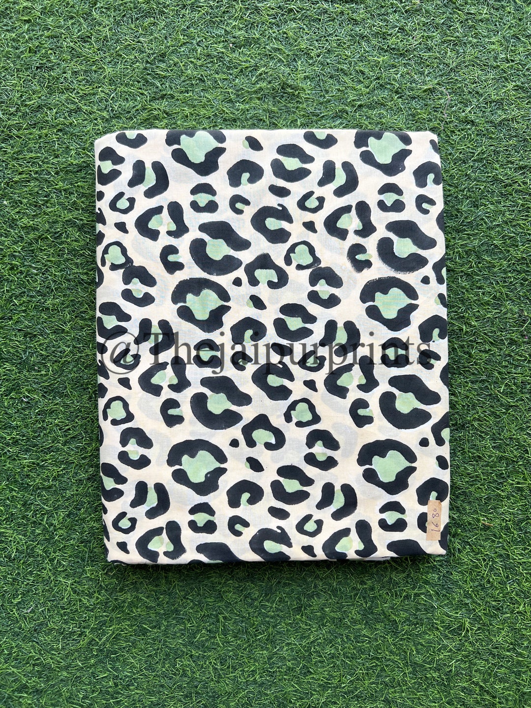 Cheetah Print Cotton Fabric: Hand Block Print Voile, 44" Wide - Etsy