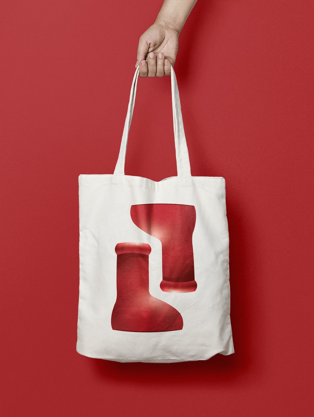 TOTEBAG Big Red Boot Astro Boy Boots Illustration MSCHF Cartoon ...