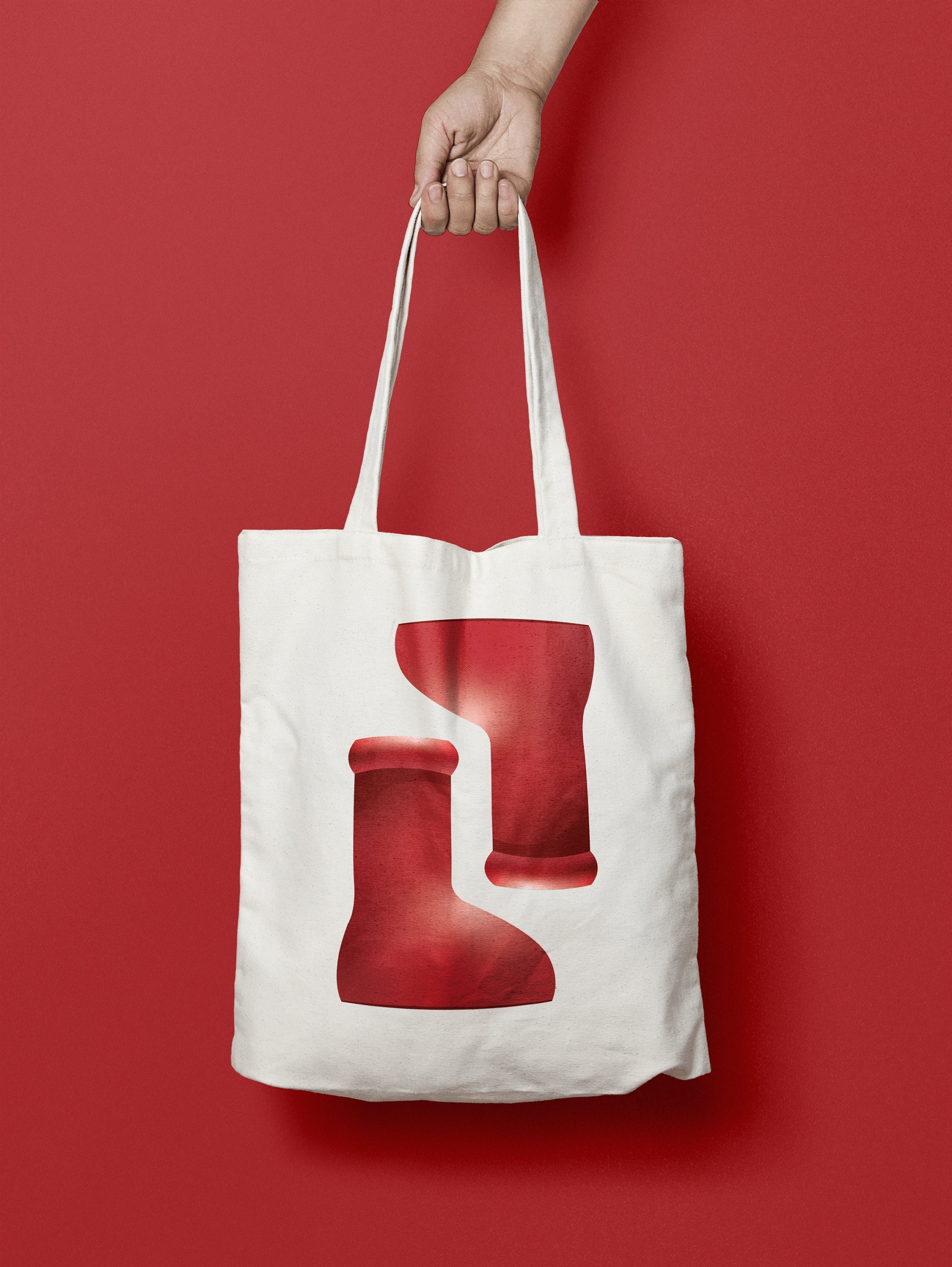 TOTEBAG Big Red Boot Astro Boy Boots Illustration MSCHF Cartoon ...