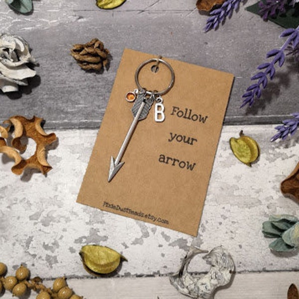 Arrow Keychain - Etsy