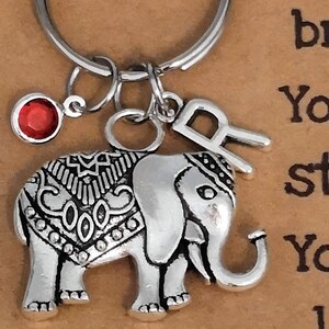Large Elephant Keychain, Elephant Keyring, Elephant, Elephant Gift ...