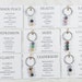 Personalized Travel Crystal Keyring Travel Gift Safe Travels Gift for ...