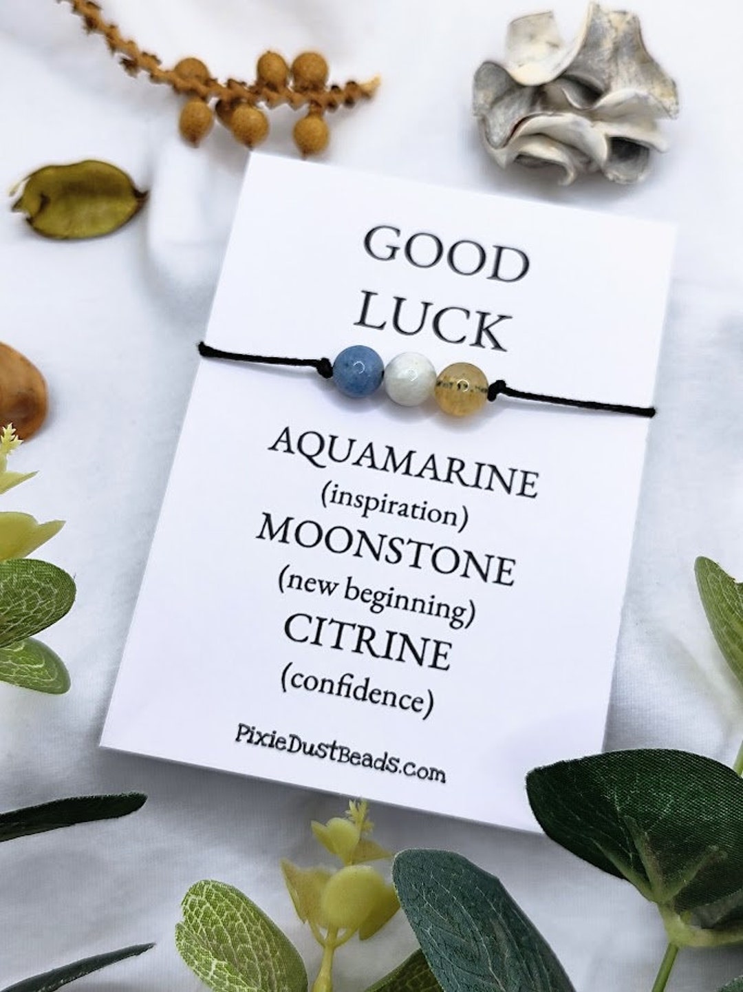 GOOD LUCK Bracelet Good Luck Gift Crystal Bracelet Good Luck Necklace ...