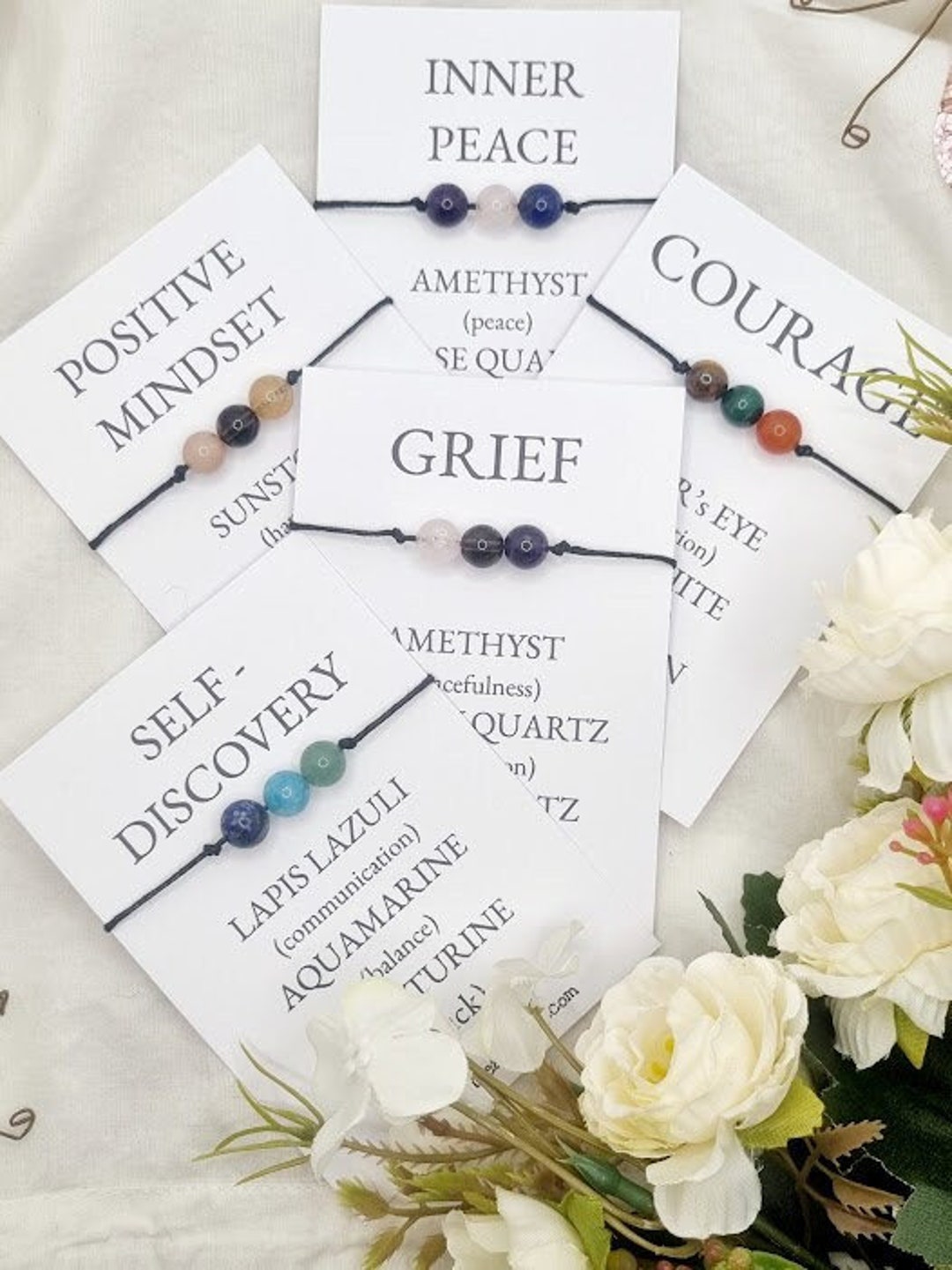Crystal Anklet Gemstone Anklet Yoga Anklet Energy Anklet Spiritual ...