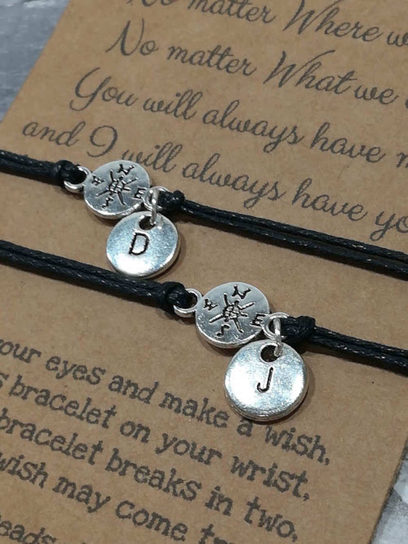 Long Distance Bracelet Travel Bracelet Personalised Travel | Etsy