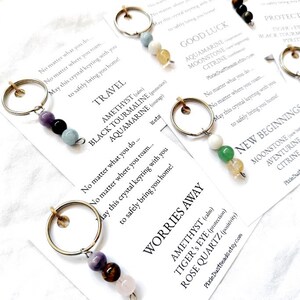 Personalized Travel Crystal Keyring Travel Gift Safe Travels Gift for ...