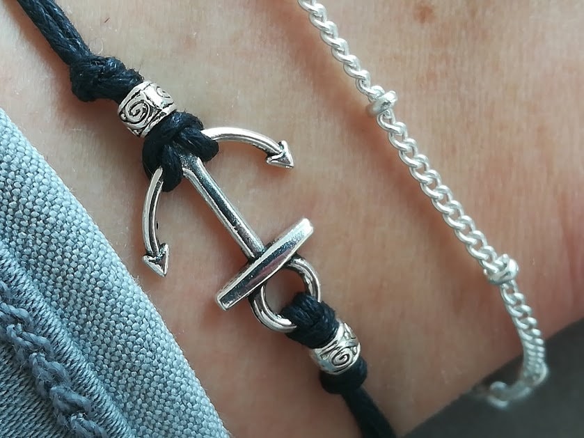 Anchor Anklet Beach Anklet Nautical Anklet Anchor Anchor | Etsy UK