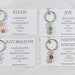 Personalized Travel Crystal Keyring Travel Gift Safe Travels Gift for ...