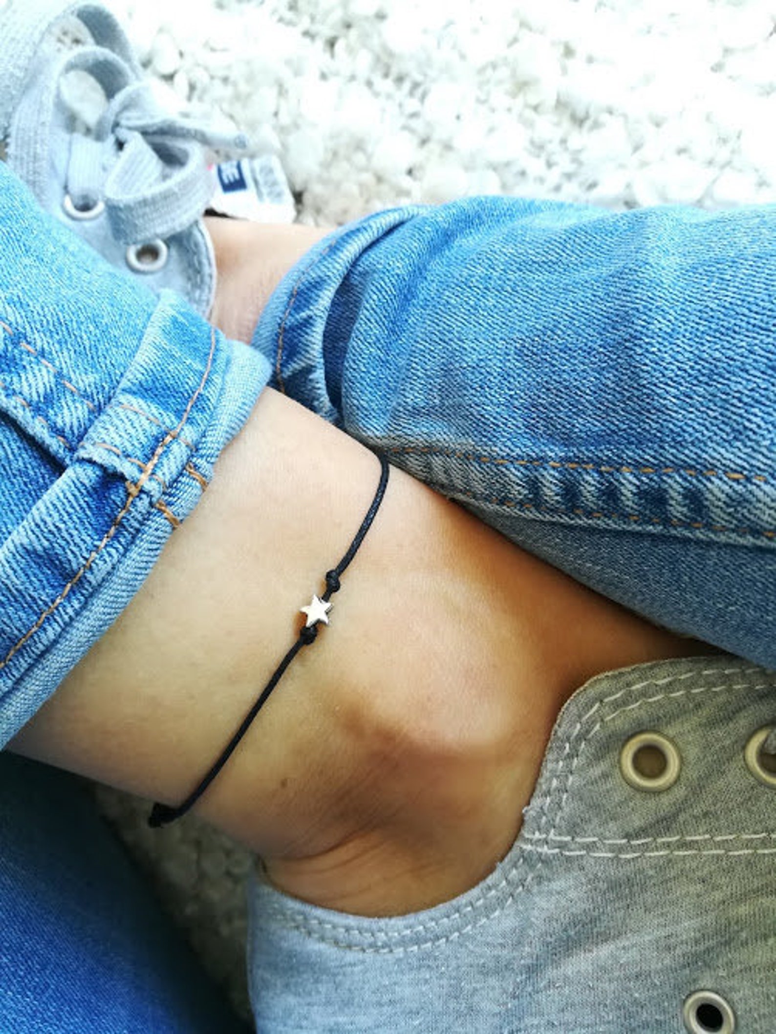 Star Anklet Tiny Star Anklet Beach Anklet Ankle Bracelet | Etsy