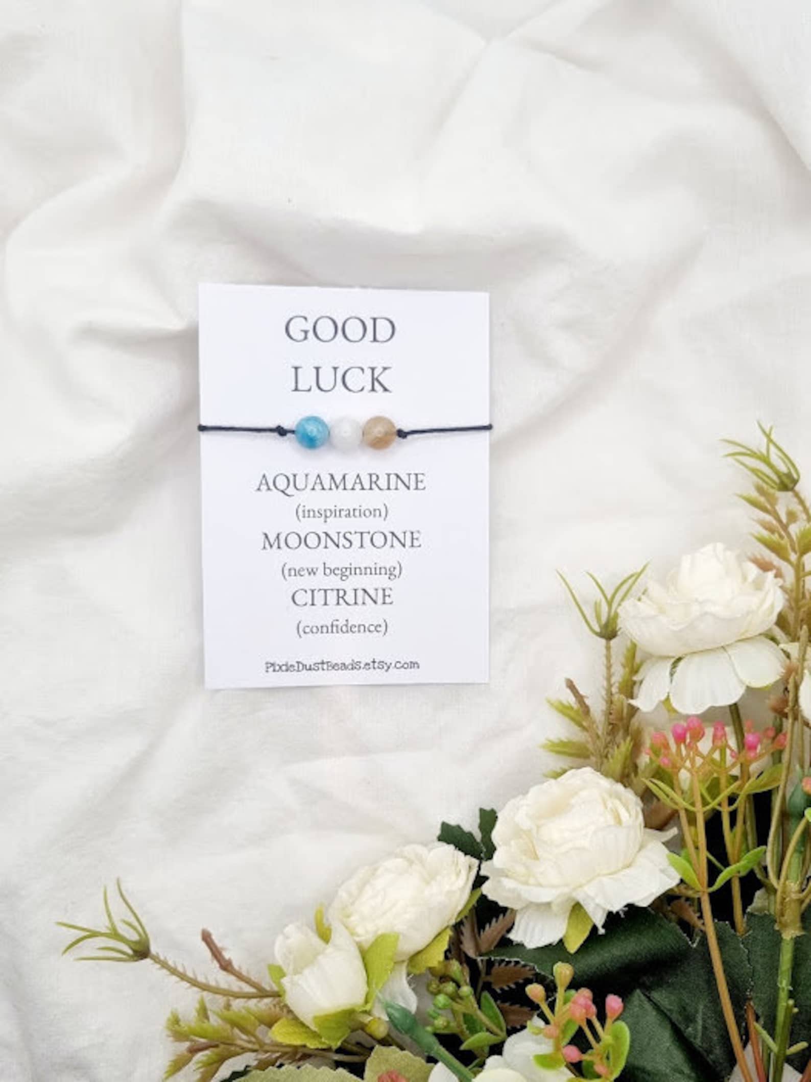 GOOD LUCK Chain Bracelet Good Luck Gift Healing Bracelet Good | Etsy