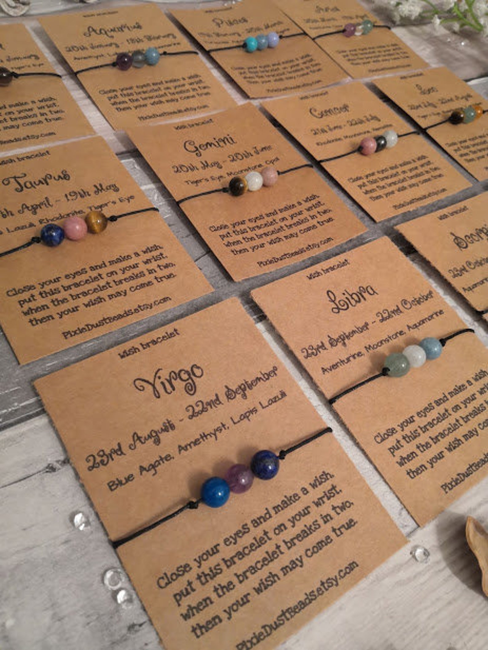 Zodiac Bracelets Horoscope Bracelet Zodiac Sign Zodiac Jewelry | Etsy