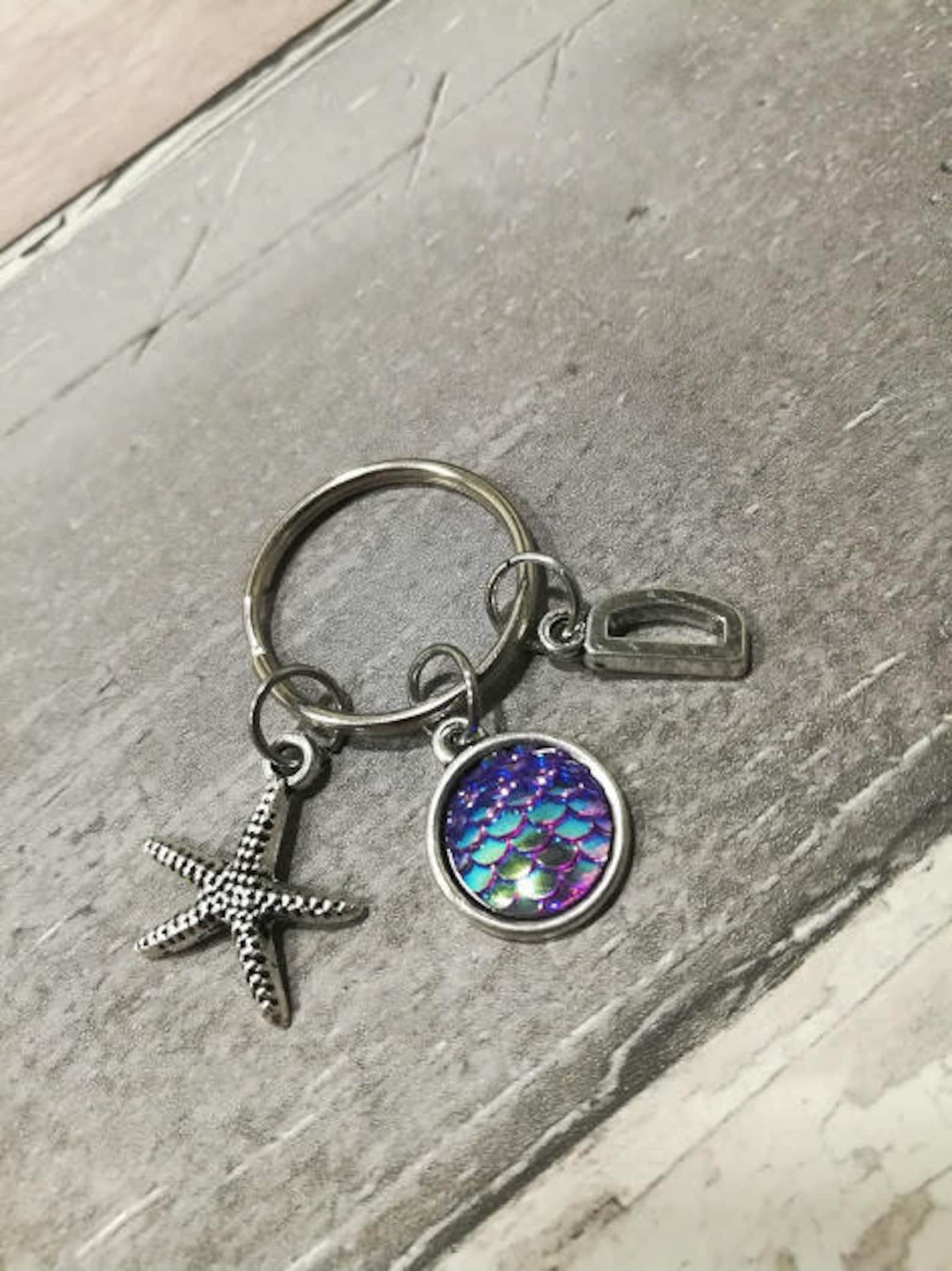 Sea Life Keyring Mermaid Keyring Starfish Keyring Turtle - Etsy UK