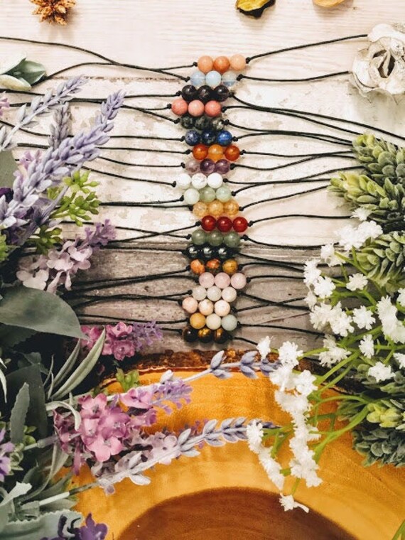 25 Styles String Anklet String Anklet Crystal Anklet Gemstone - Etsy UK