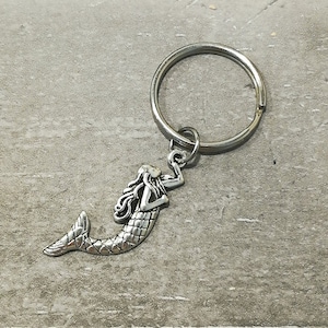 Mermaid Key Ring, Mermaid Keychain, Sea Life Keyring, Personalised ...